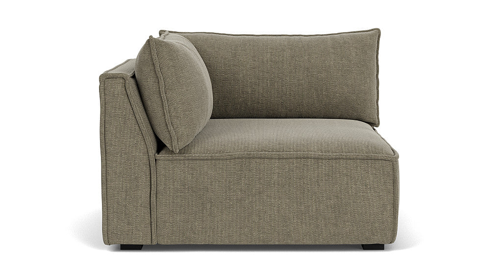 Daphne, Module Couch, Corner left, Pebble Rust - Shop Couches Online — SOFACOMPANY