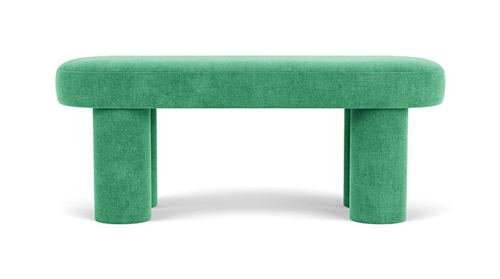 Charlie Bench, Moss Grass Green - Shop Benches Online — SOFACOMPANY