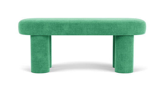 Charlie Bench, Moss Grass Green - Shop Benches Online — SOFACOMPANY